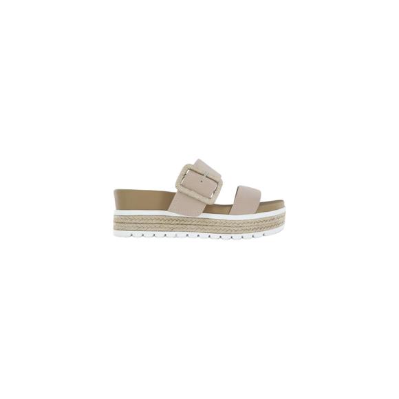 MIA | Shoes | New Mia Kenzy Platform Slide Sandals In Blush | Poshmark